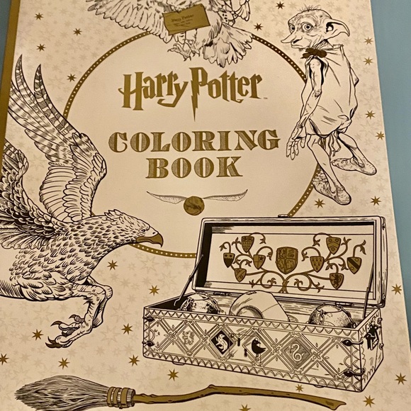 Scholastic | Games | Harry Potter Coloring Book With Inserts New | Poshmark